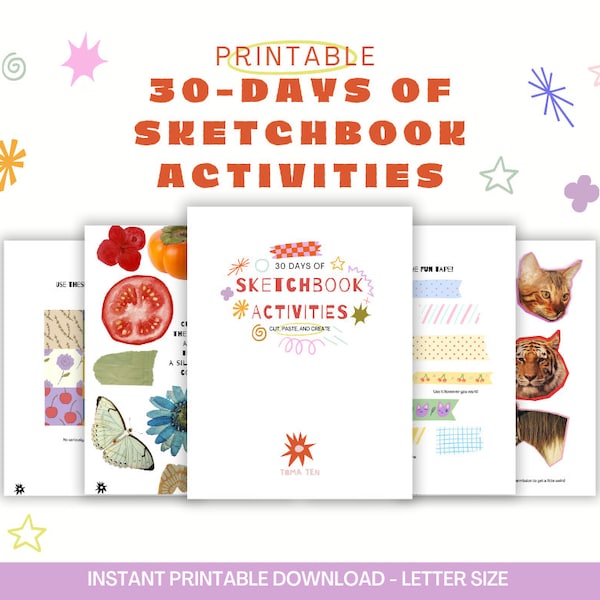 Journal Prompts for Artists - Etsy