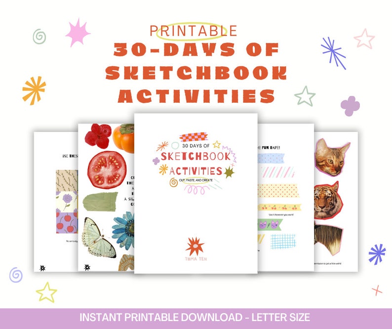 Sketchbook Activities for Artist Creative Activity for Art Block ...