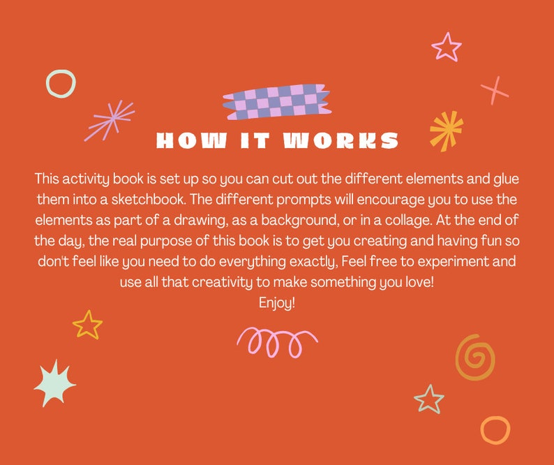 Sketchbook Activities for Artist Creative Activity for Art Block ...