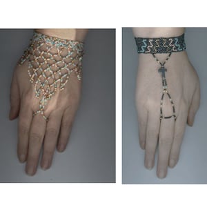 Instant PDF Download - 2 Beaded Slave Bracelet Patterns - Beaded ...