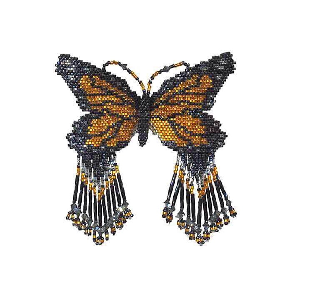 Instant PDF Download Monarch Butterfly Bead Pattern - Brick, Comanche ...
