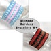 Blended Borders Bracelets 4 Pattern Tutorial - Beaded Bracelet Pattern ...