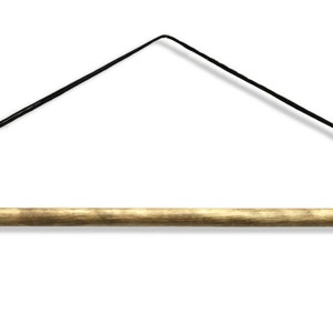 Wood Wall Hanging Tapestry Rod, Walnut (see Length Options) - Etsy