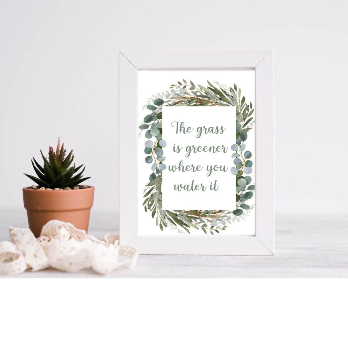 The Grass is Greener Where You Water It | Inspiring Quotes | INSTANT ...