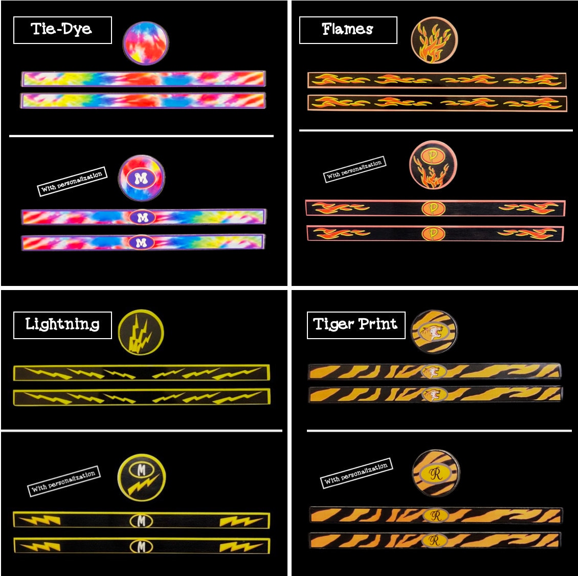 Personalized Pickleball Paddle Stickers Labels Name Tags Ids Set of 3 ...