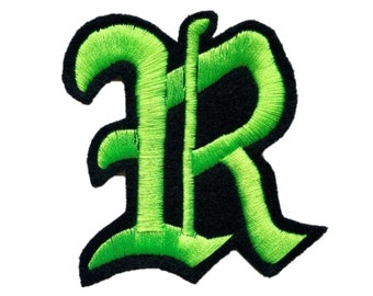 6 CUSTOM Letter Patches for Jackets OLD ENGLISH Iron - Etsy