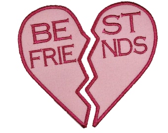 12 Best Friends Back Patches Iron on Large Custom | Etsy