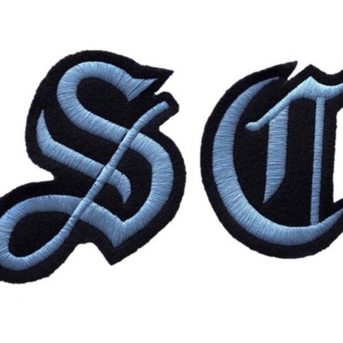 2 Old English Letters for Denim Jackets & Motorcycle - Etsy