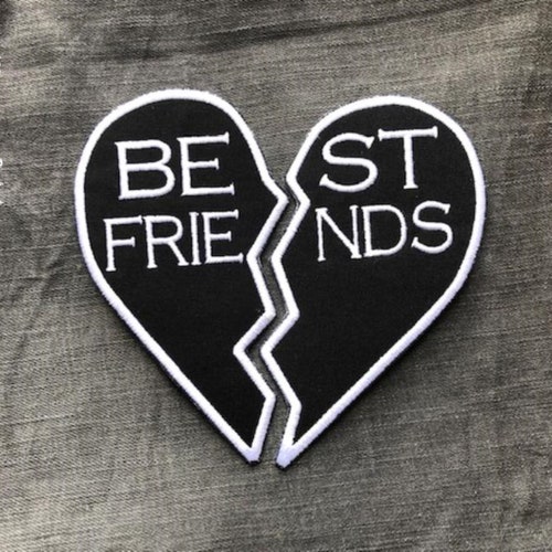 3.5 X 2 Best Friends BFF Iron on Custom Patch - Etsy