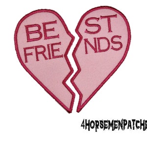 7.5" BEST FRIEND PATCHES for Jean Denim & Leather Jackets and Vests ...