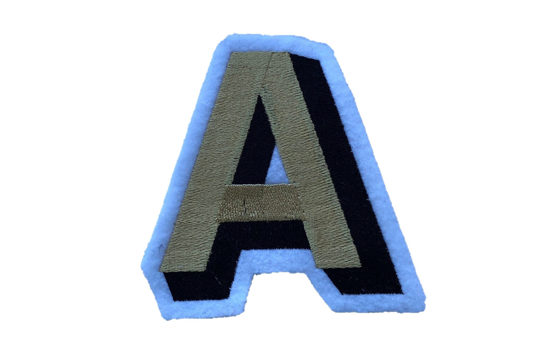 1 Embroidered Letters Letter Patches Iron on Letters - Etsy