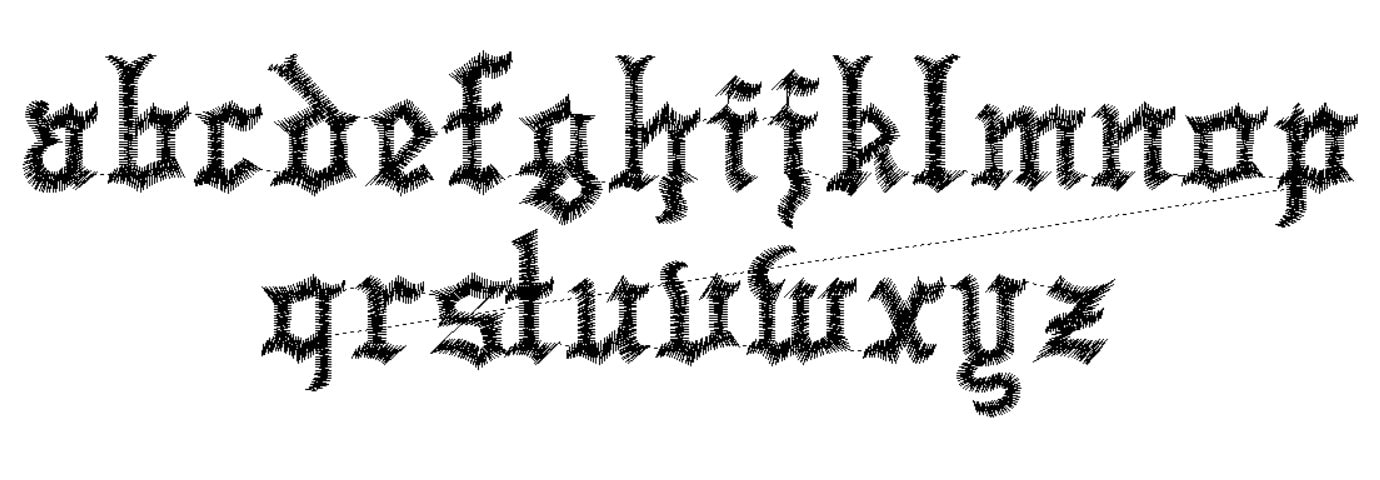 8 Iron on Letter Patches for Jackets Old English | Etsy