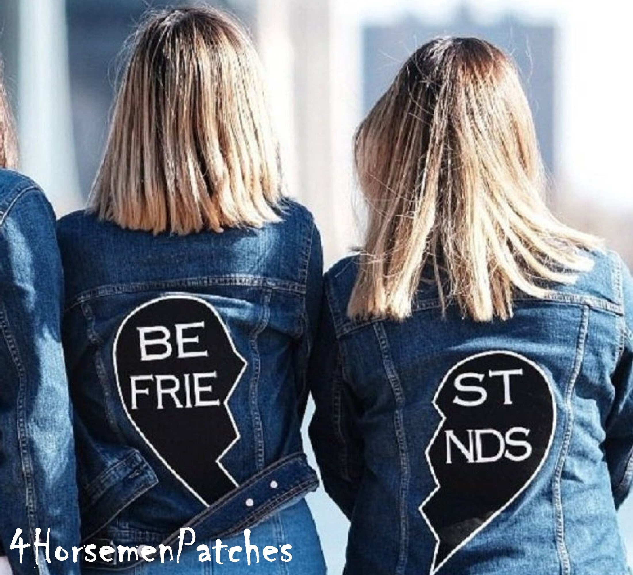 7.5 BEST FRIEND PATCHES para Jean Denim & Leather | Etsy España