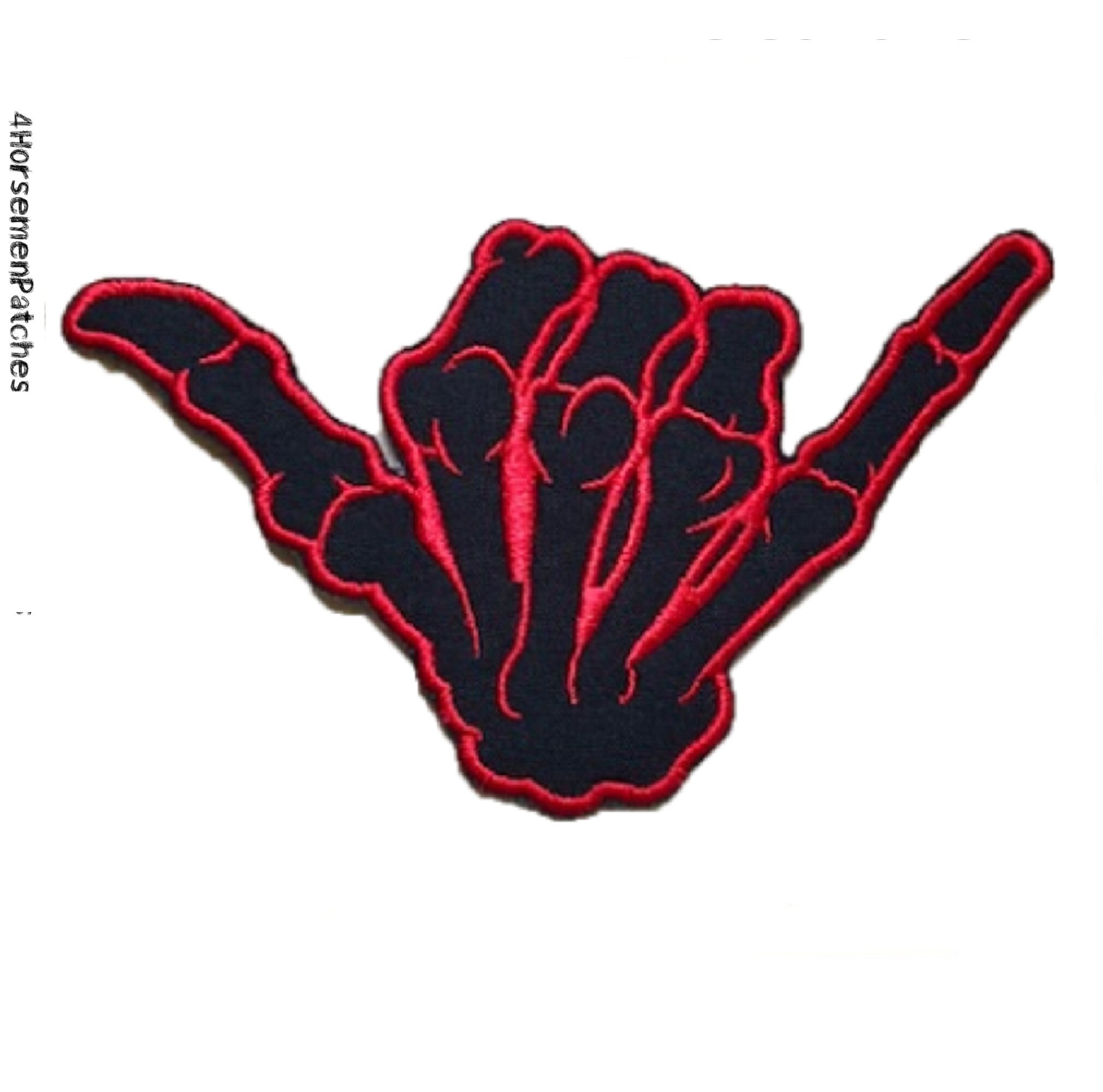 3 10 Iron on Shaka Sign Back Patch Embroidery for - Etsy