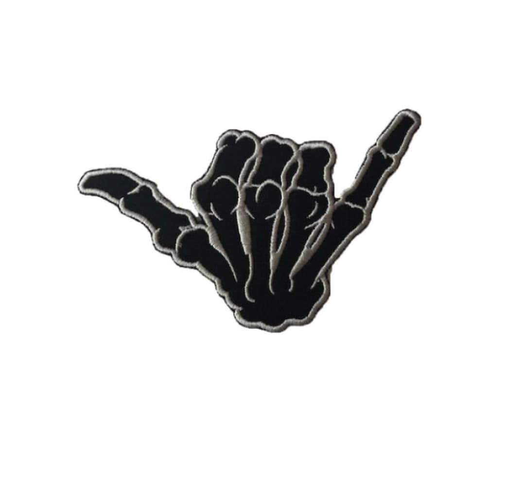 5" SHAKA IRON ON Custom Patches for Jean Denim , Bomber & Motorcycle ...