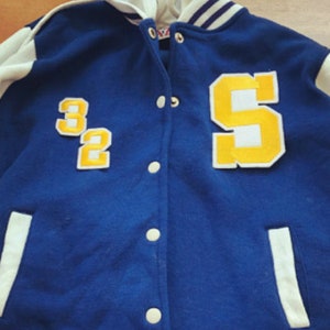 4" VARSITY Collegiate SPORTS Custom Iron on Letter Patches for ...