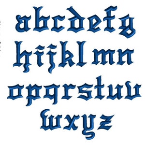 2" Old English Letters for Denim Jackets & Motorcycle Vests * Iron on ...