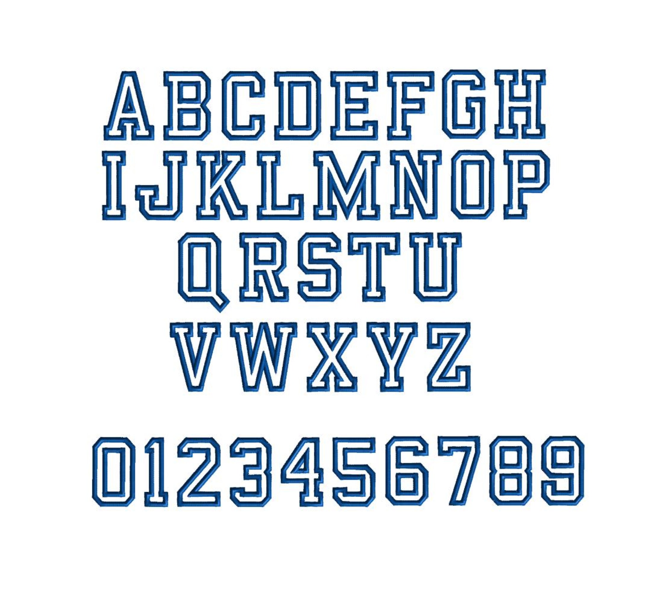 10 VARSITY Collegiate SPORTS Custom Iron on Letter | Etsy