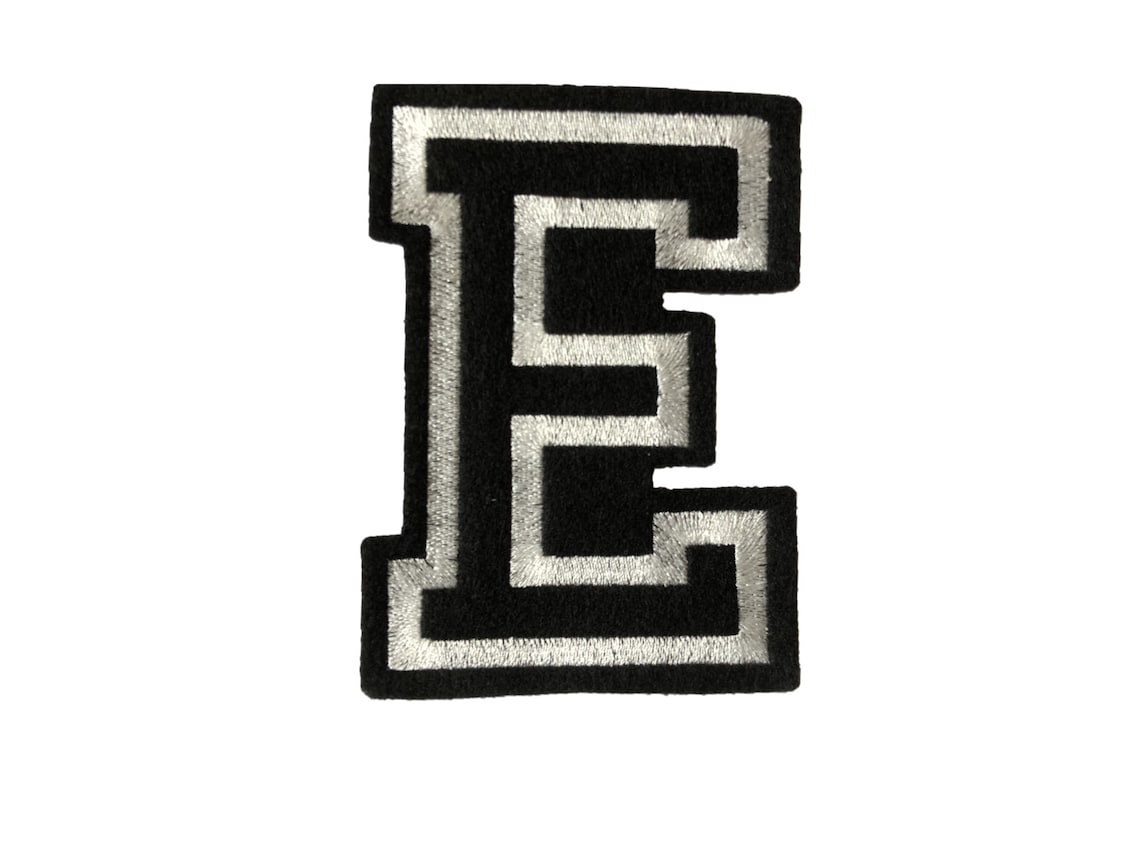 7" Iron on Letters * Letter Patches for Jackets * Varsity Outline ...