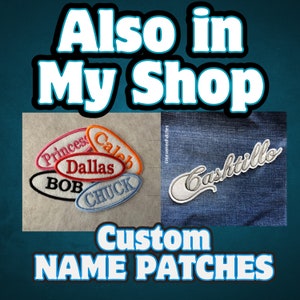 Custom 2.5" Embroidered Iron-on Letter Patches for Jackets ...
