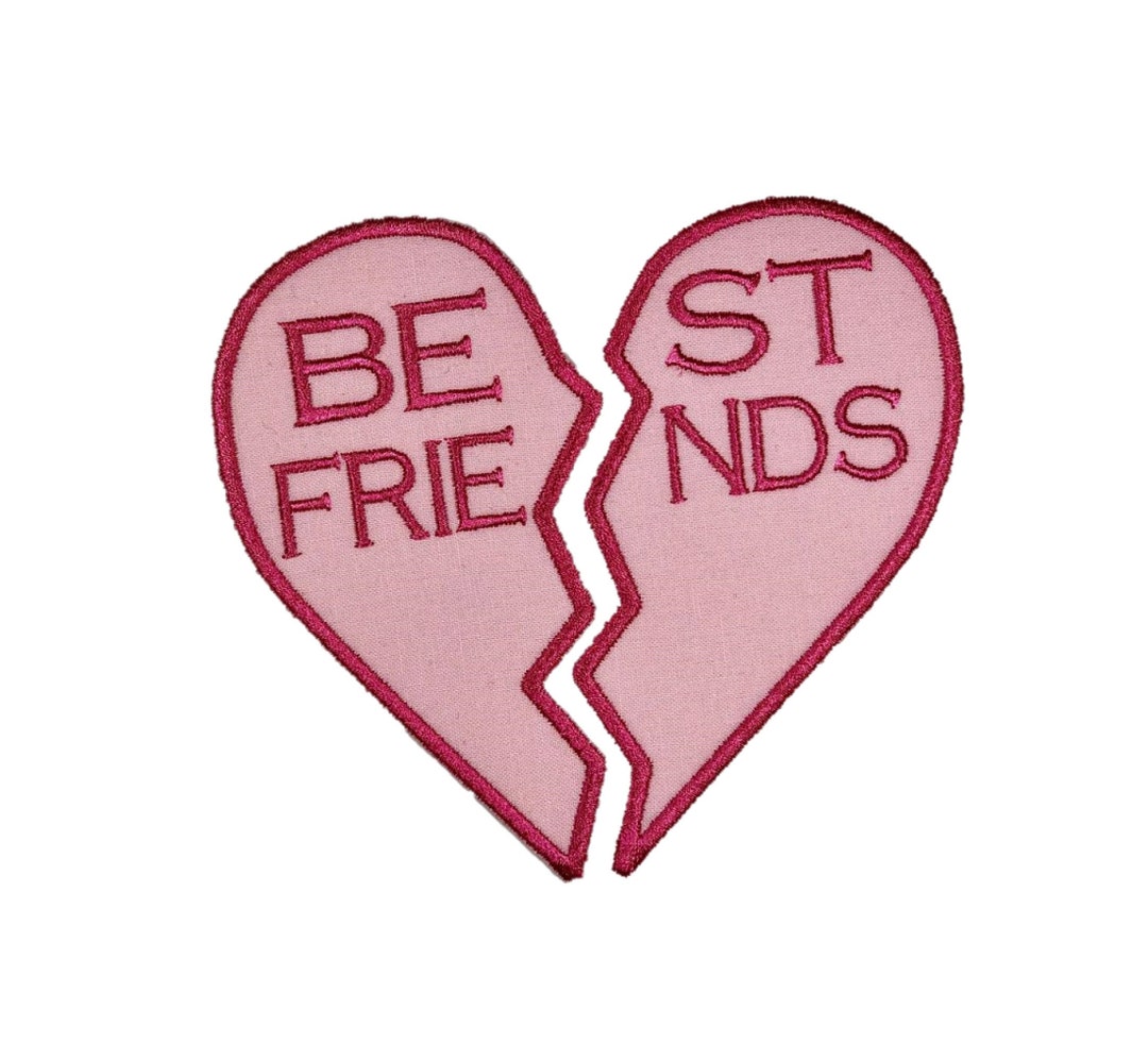 Best Friends Large Back Patch – 12" Iron-on Embroidered Patch for ...