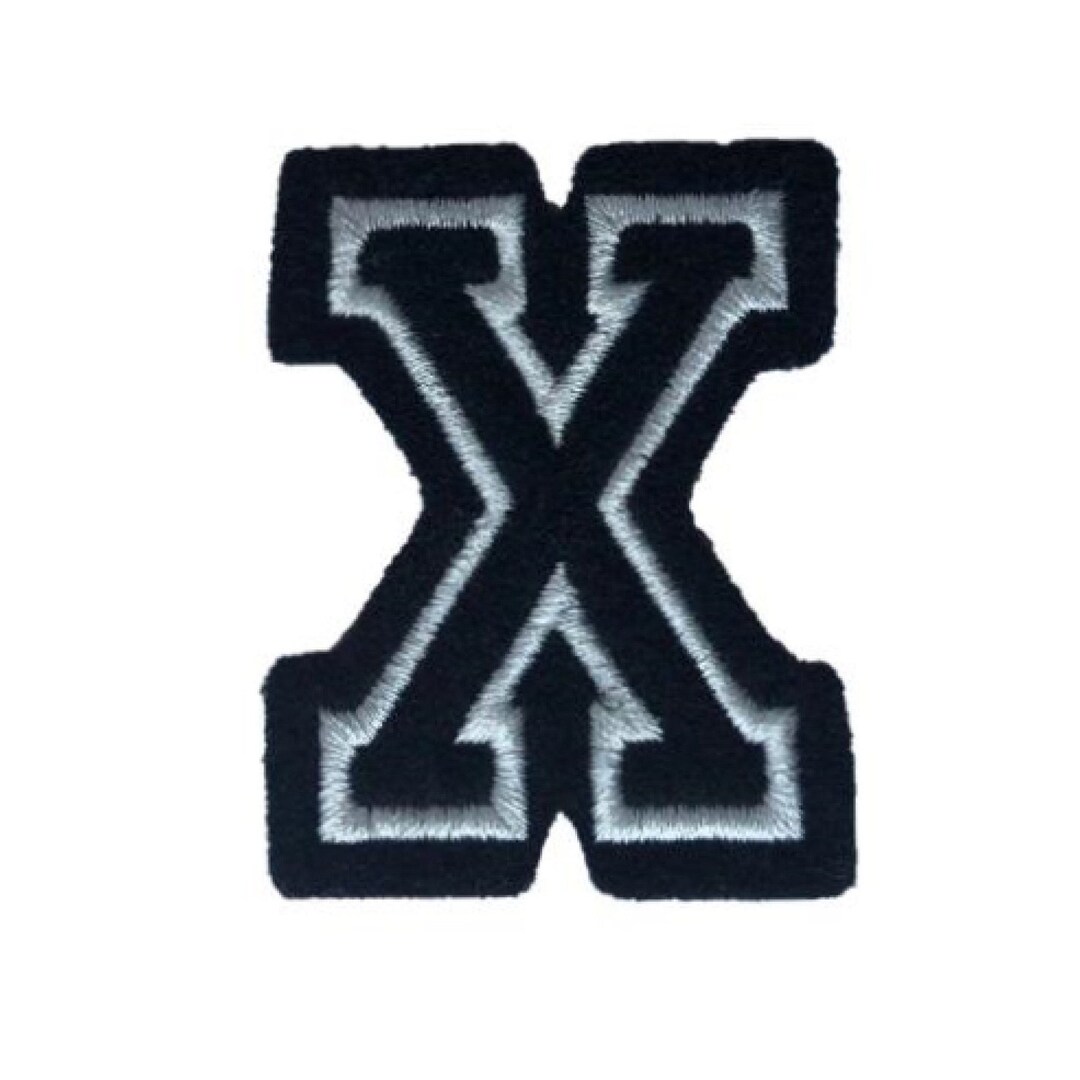 Custom Varsity Iron on Letter Patches | 4" Collegiate Sports Patches ...