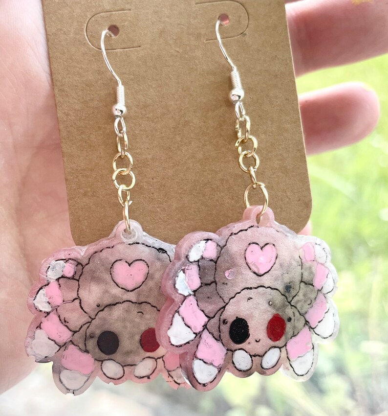 Angel Dust Spider Hazbin Hotel Dangle Earrings - Etsy