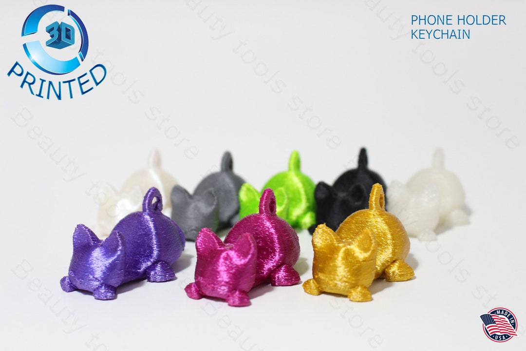 3d Printed Keychain Phone Stand - Etsy