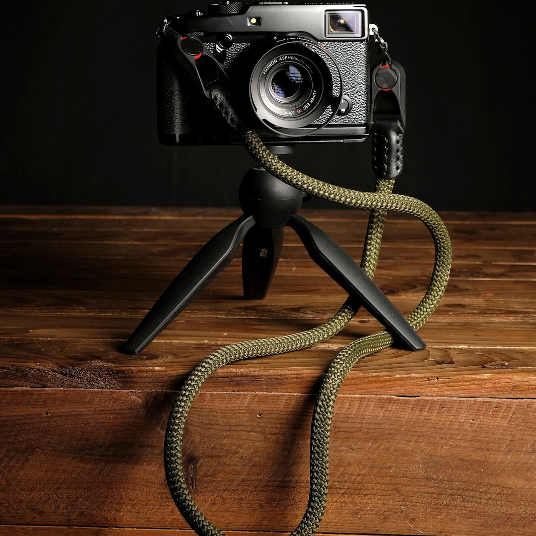 Climbing Rope Camera Strap With Quick Release Anchor Links - Etsy