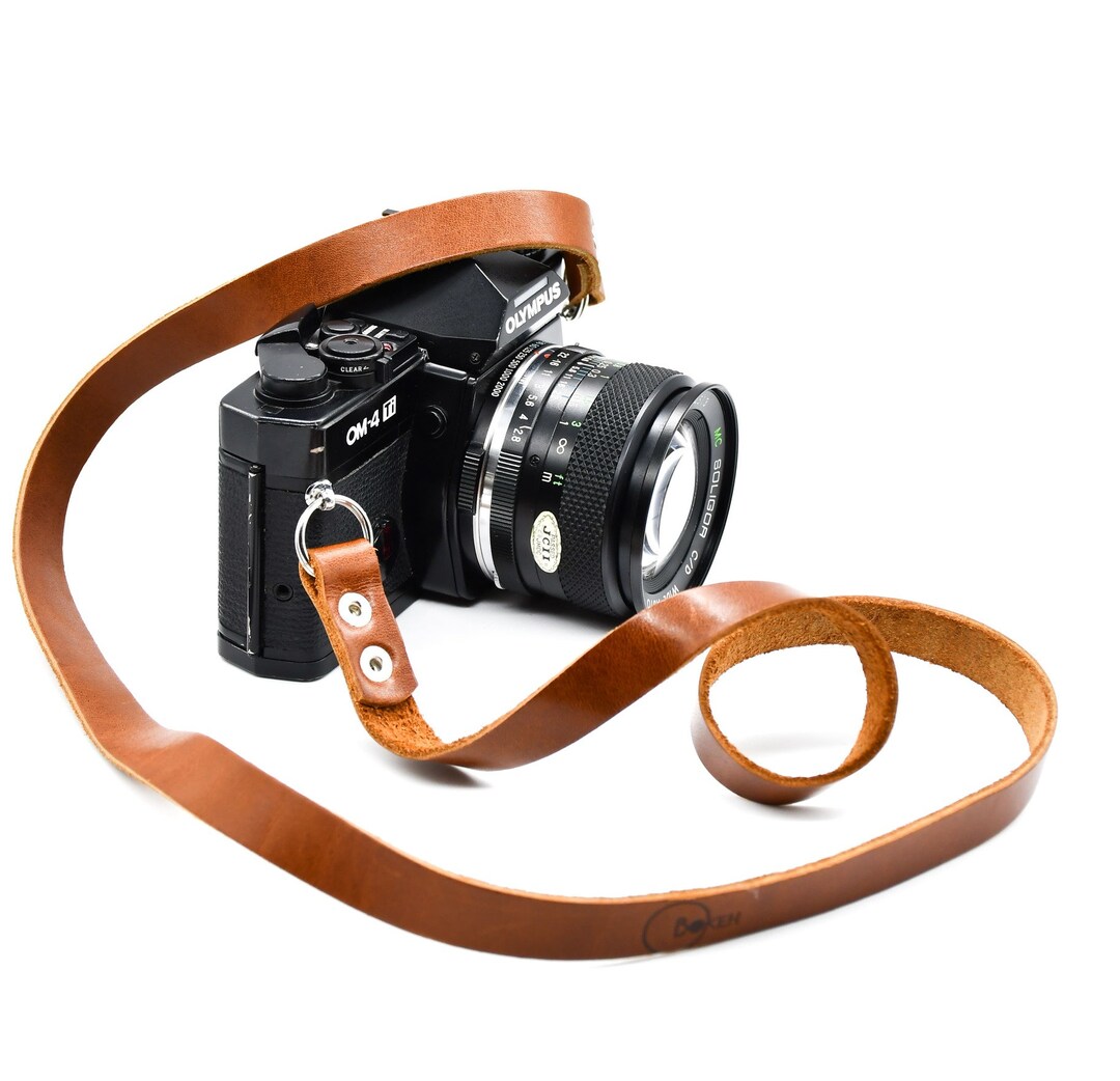 Leather Camera Strap DSLR Vintage | Handmade Custom Gift Idea for ...