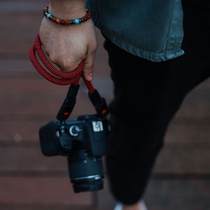 Climbing Rope Camera Strap With Quick Release Anchor Links - Etsy