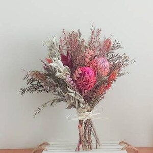 Dried Australian Native Flowers Gifts Preserved Bridal Bouquet Bunch ...