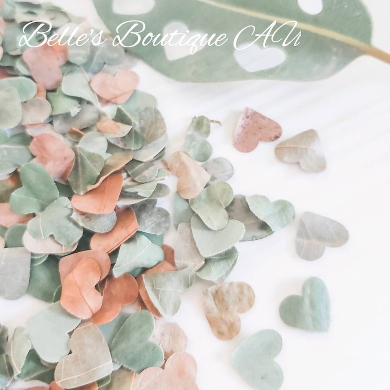 Love Heart Wedding Eco Confetti Biodegradable Eco Friendly - Etsy
