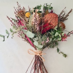 Dried Australian Native Flower Arrangement Bouquet Bunch Banksia ...