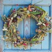 Pink Preserved Stirlingia Wreath Australian Native Flowers Christmas ...