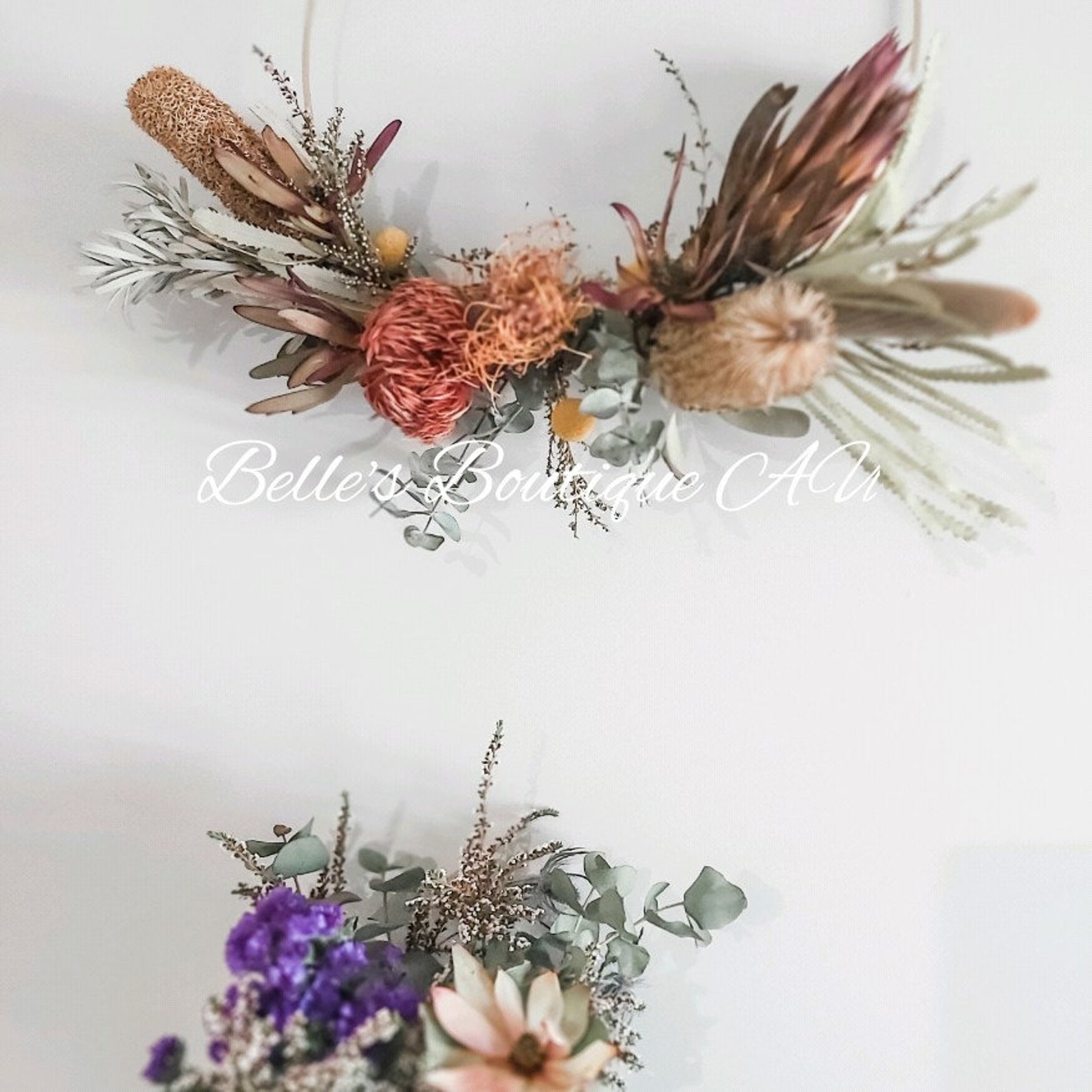 Dried Australian Native Floral Wreath Year Round Door Wreaths - Etsy ...