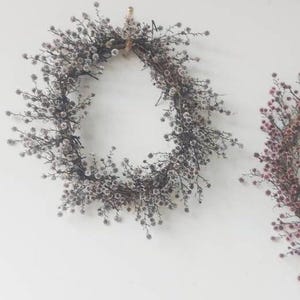 White Preserved Stirlingia Wreath Australian Native Everlasting Flowers ...