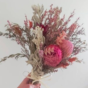 Dried Australian Native Flowers Gifts Preserved Bridal Bouquet Bunch ...