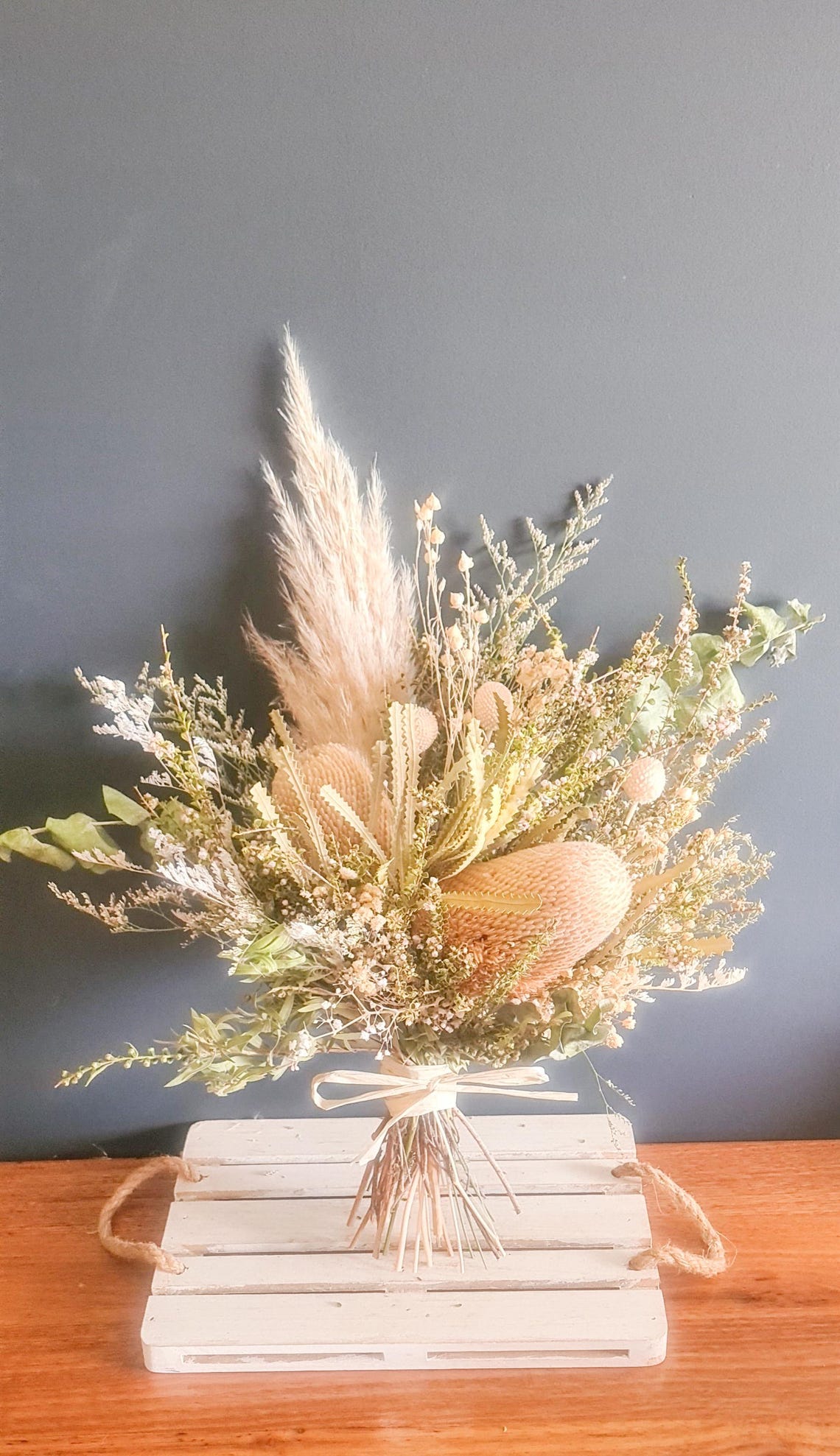 Dried Australian Native Flower Bouquet Bridal Wedding Flowers Banksia ...