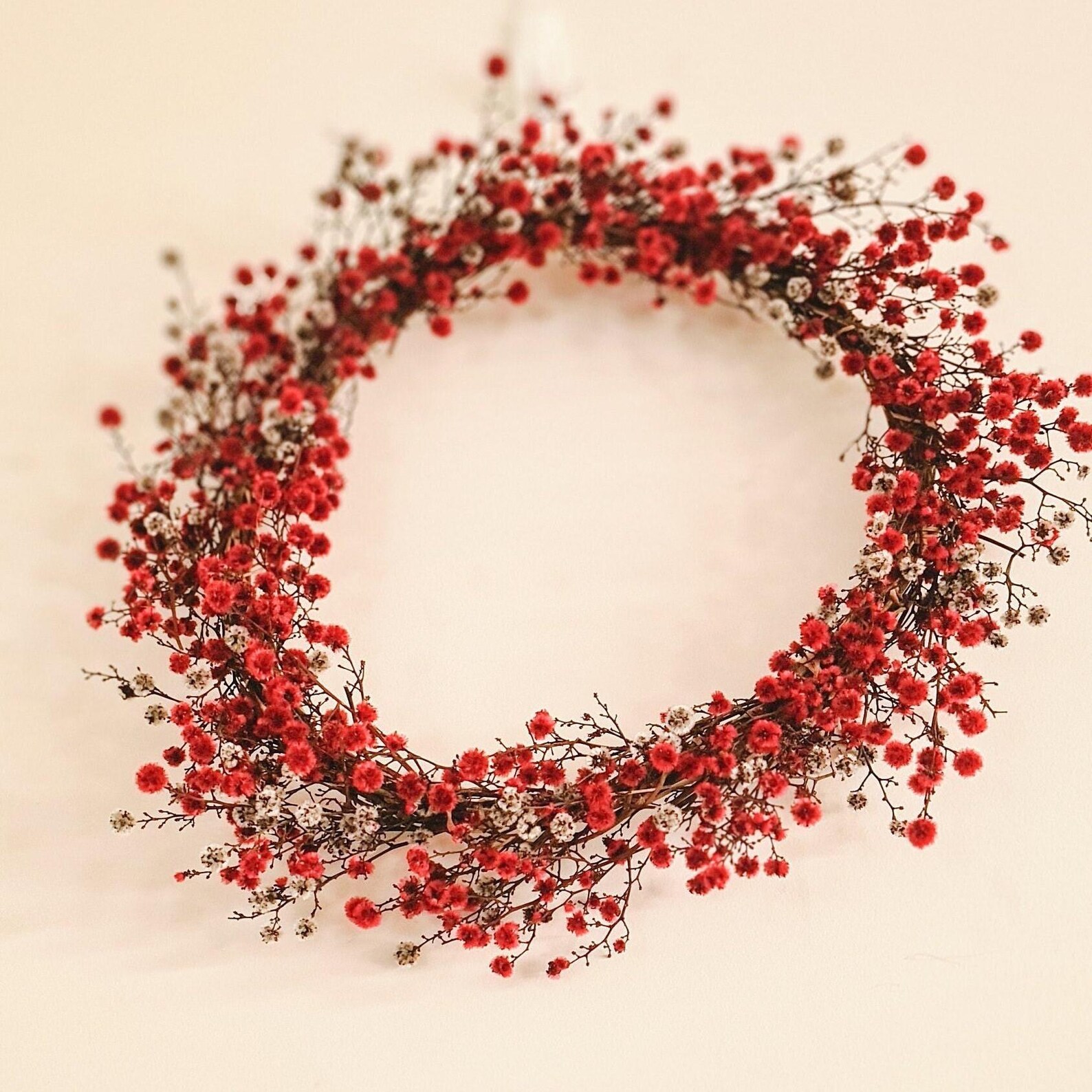 Red Berry Wreath Australian Native Dried Flower Décor Festive Holiday ...