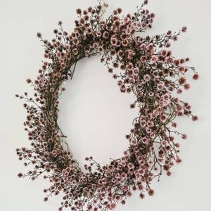 Pink Preserved Stirlingia Wreath Australian Native Flowers Easter ...