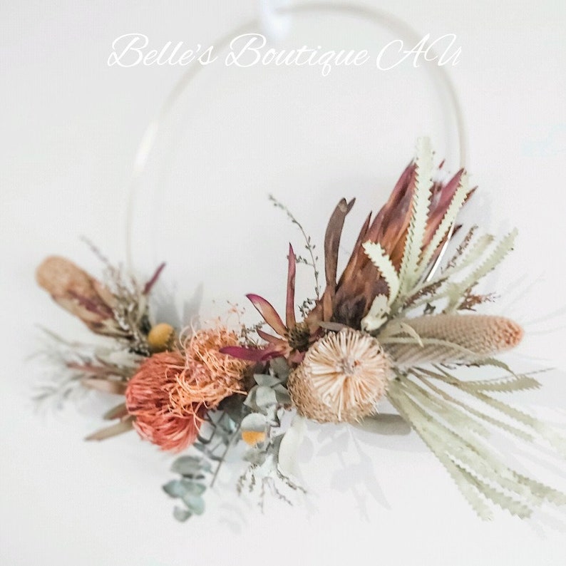 Dried Australian Native Floral Wreath Year Round Door Wreaths - Etsy ...