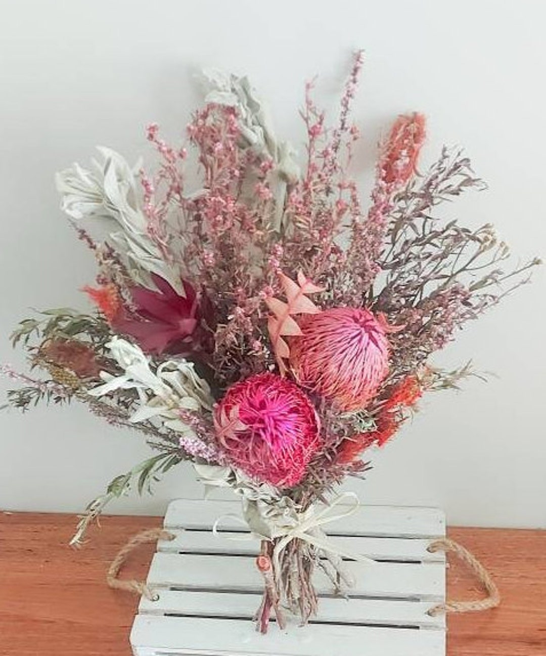 Dried Australian Native Flowers Gifts Preserved Bridal Bouquet Bunch ...