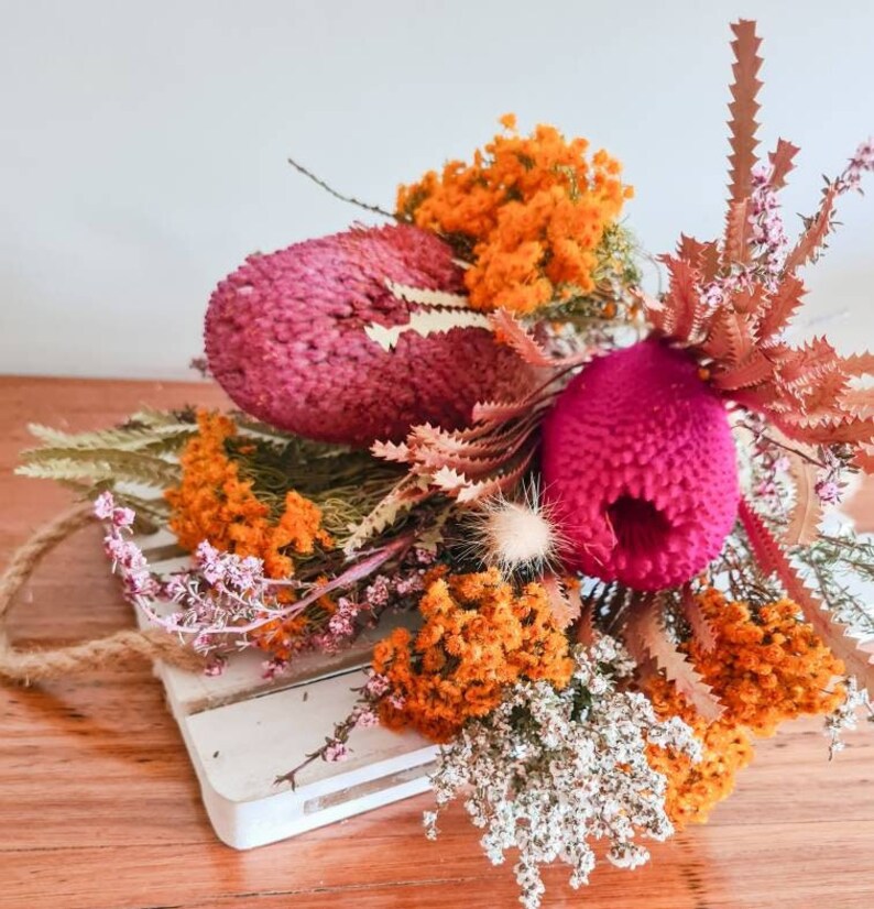 Dried Australian Native Flower Arrangement Bridal Weddings Bouquet ...