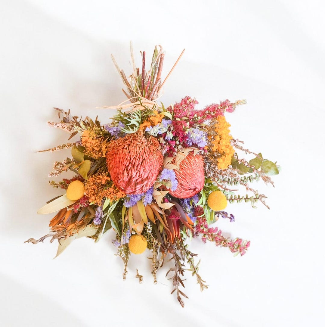 Dried Australian Native Wildflower Bouquet Preserved Flowers ...