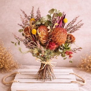Dried Australian Native Flower Arrangement Bouquet Bunch Banksia ...