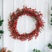 Red Berry Wreath Australian Native Dried Flower Décor Festive Holiday ...