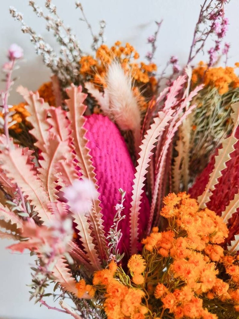 Dried Australian Native Flower Arrangement Bridal Weddings Bouquet ...