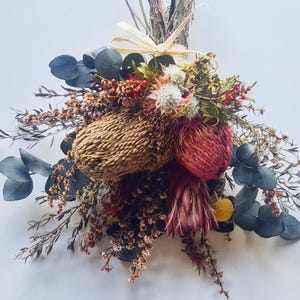Dried Australian Native Flowers Bouquet Preserved Floral Arrangement ...