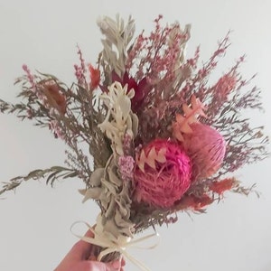 Dried Australian Native Flowers Gifts Preserved Bridal Bouquet Bunch ...